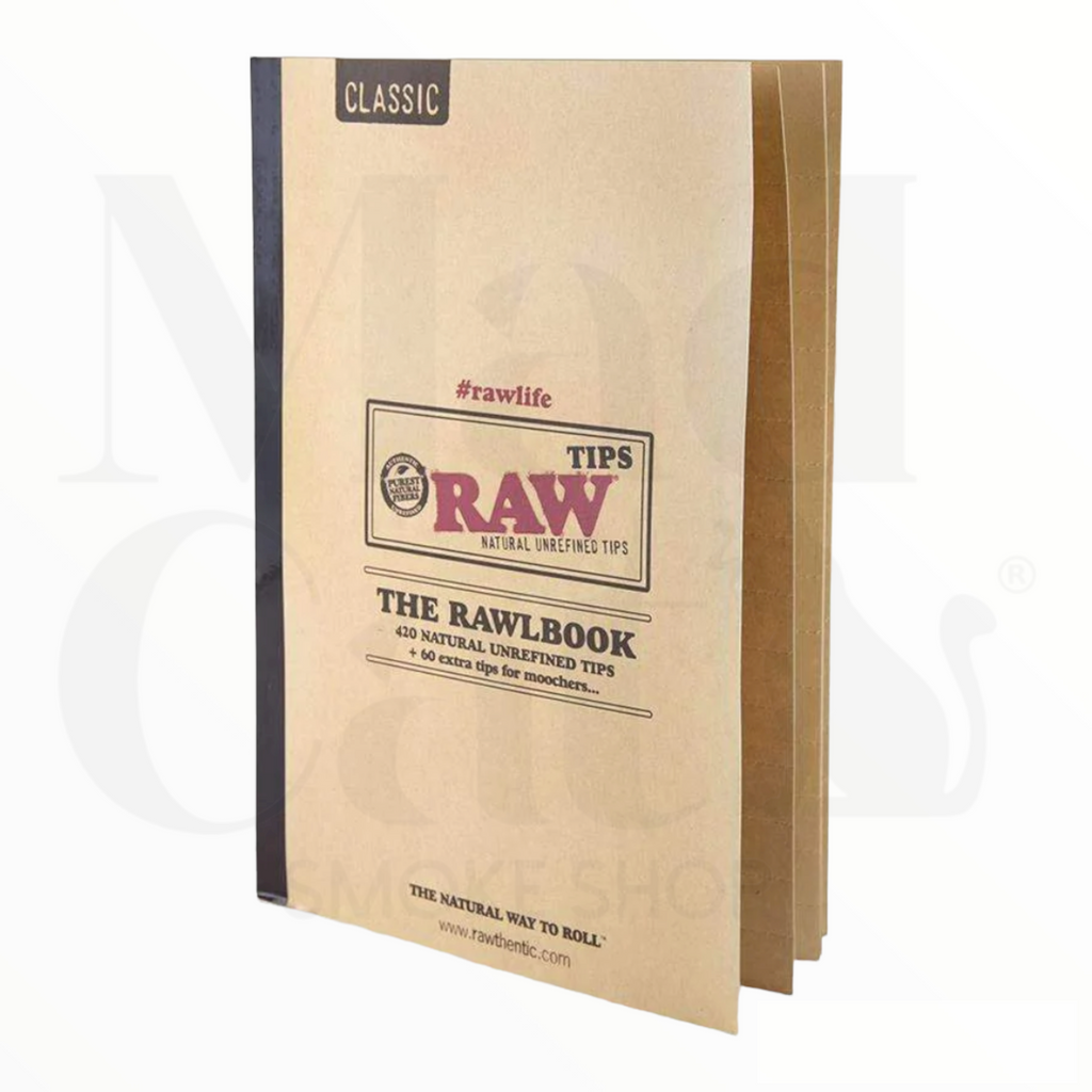 The Rawlbook, filtros de cartón – Mad Cat Smokeshop